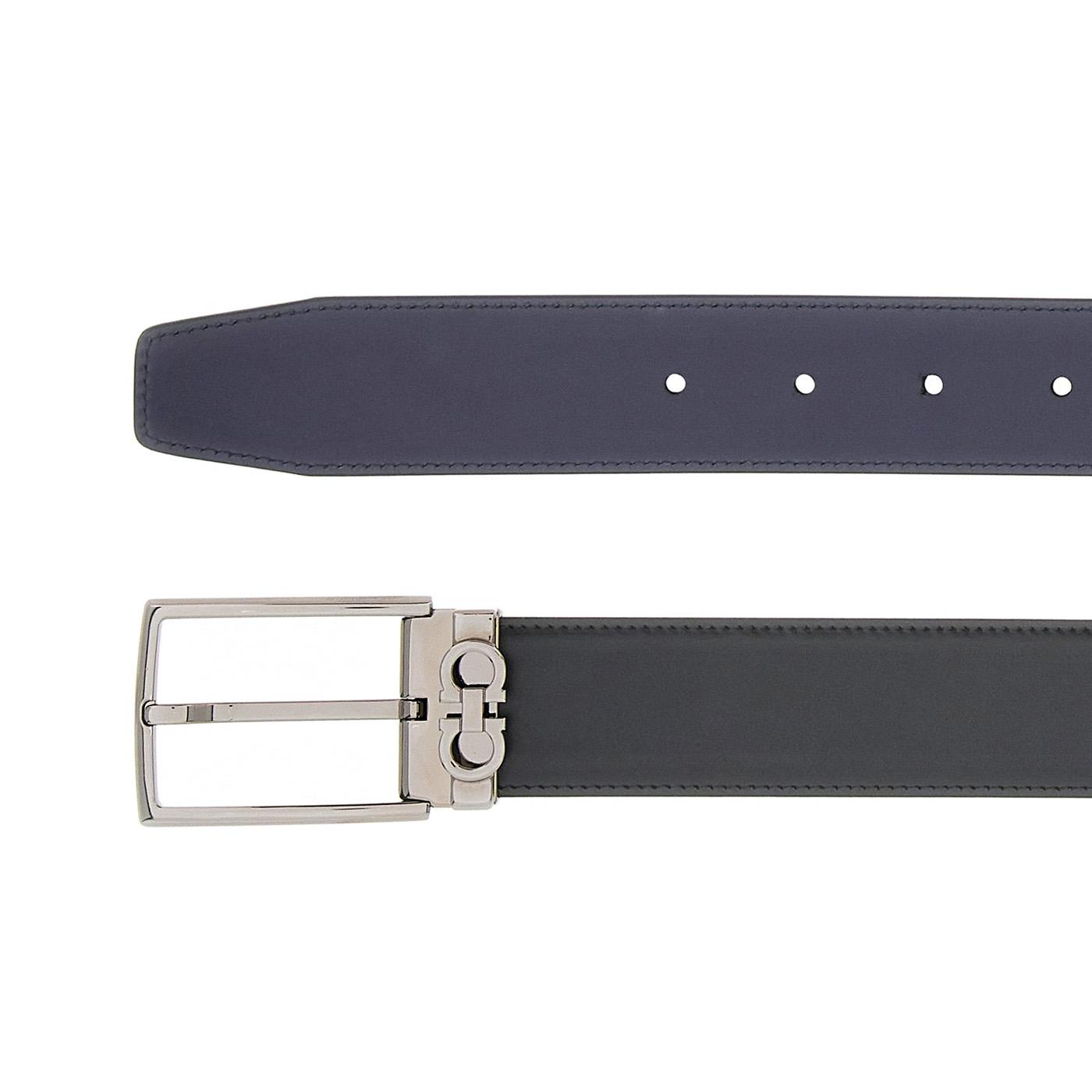 菲拉格慕FERRAGAMO PF24 男士腰带 双面可调 黑色/午夜蓝 尺码 115免税店多少钱- 泰国KingPower王权免税店 ...